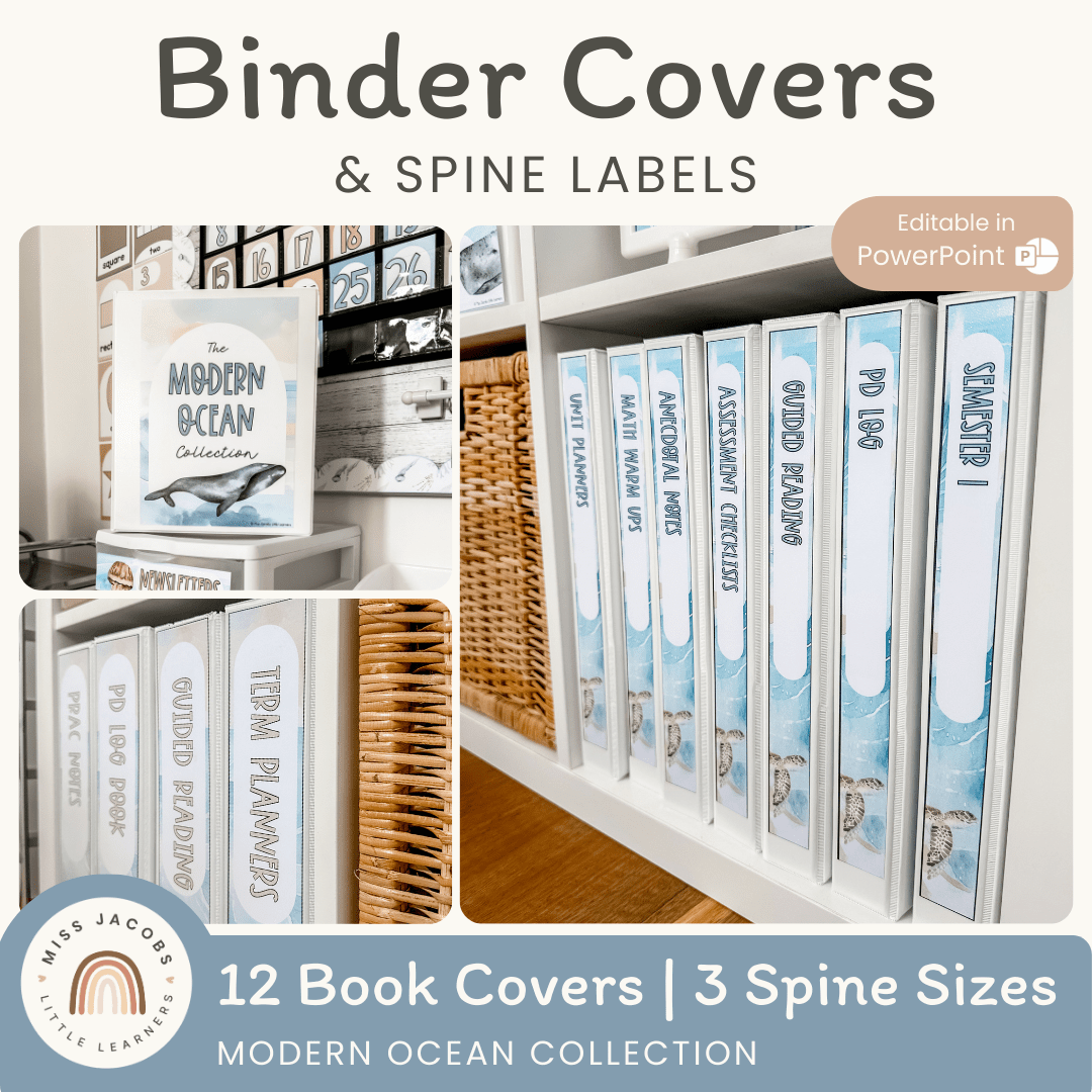Teacher Binder Covers – Miss Jacobs Little Learners