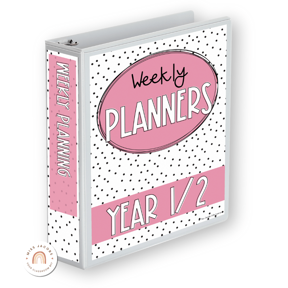 Binder Covers and Spine Labels - Spotty Pastel Classroom Theme - MJLL ...