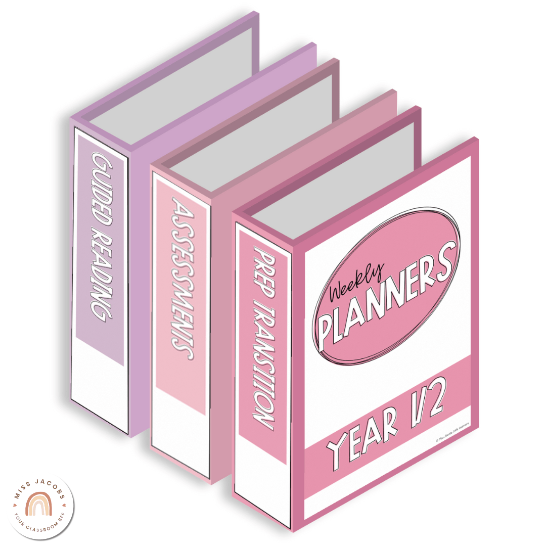 Binder Covers and Spines | Pastels
