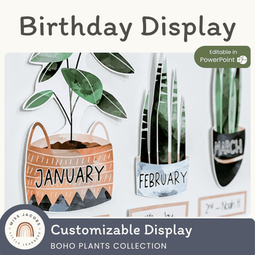 Classroom Birthday Displays – Miss Jacobs Little Learners