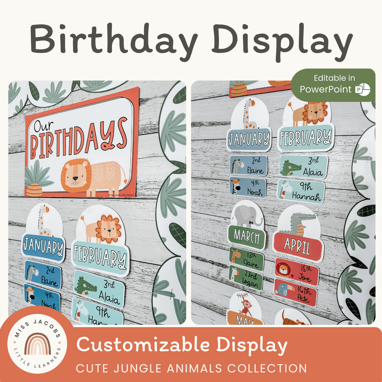Classroom Birthday Displays – Miss Jacobs Little Learners