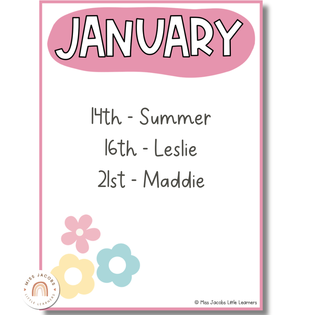 Birthday Display | Daisy Gingham Pastels