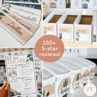 Boho Plants Classroom Decor - Rustic Boho Theme - Miss Jacobs – Miss ...