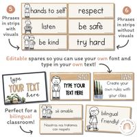 Classroom Rules Posters | Boho Plants
