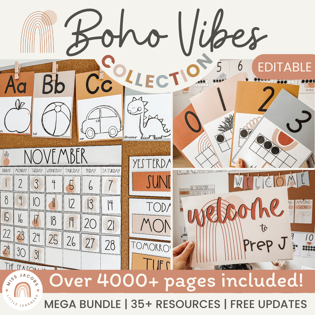 Boho Vibes Classroom Theme - Miss Jacobs Little Learners - Miss Jacobs ...