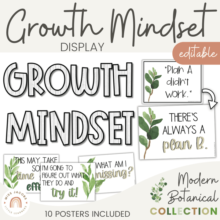 Modern Botanical Classroom Theme - Miss Jacobs Little Learners
