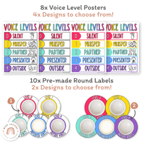 Classroom Voice and Noise Levels Display | Simple Brights – Miss Jacobs ...