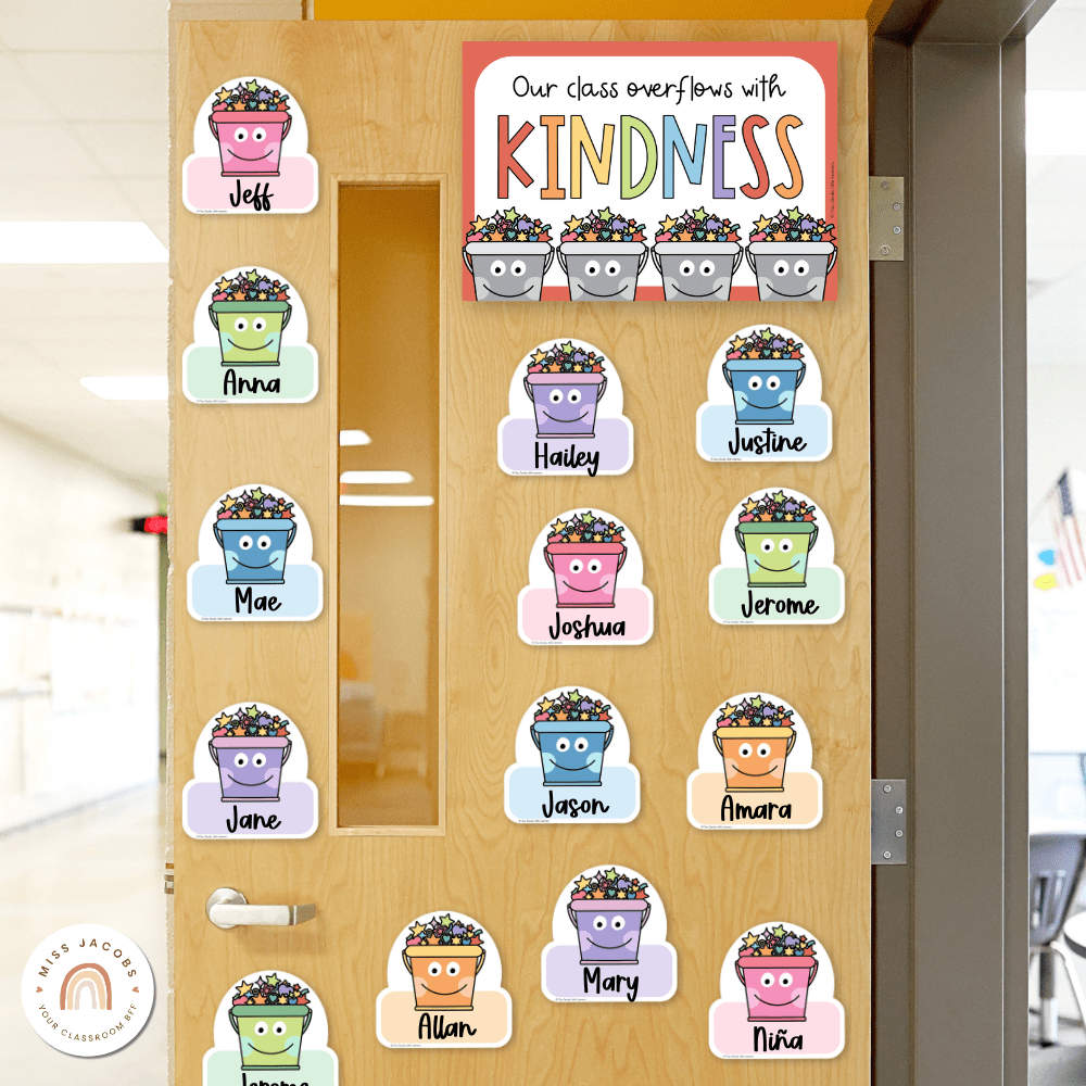 Bucket Filler Door Display Classroom Decor - Miss Jacobs – Miss Jacobs ...