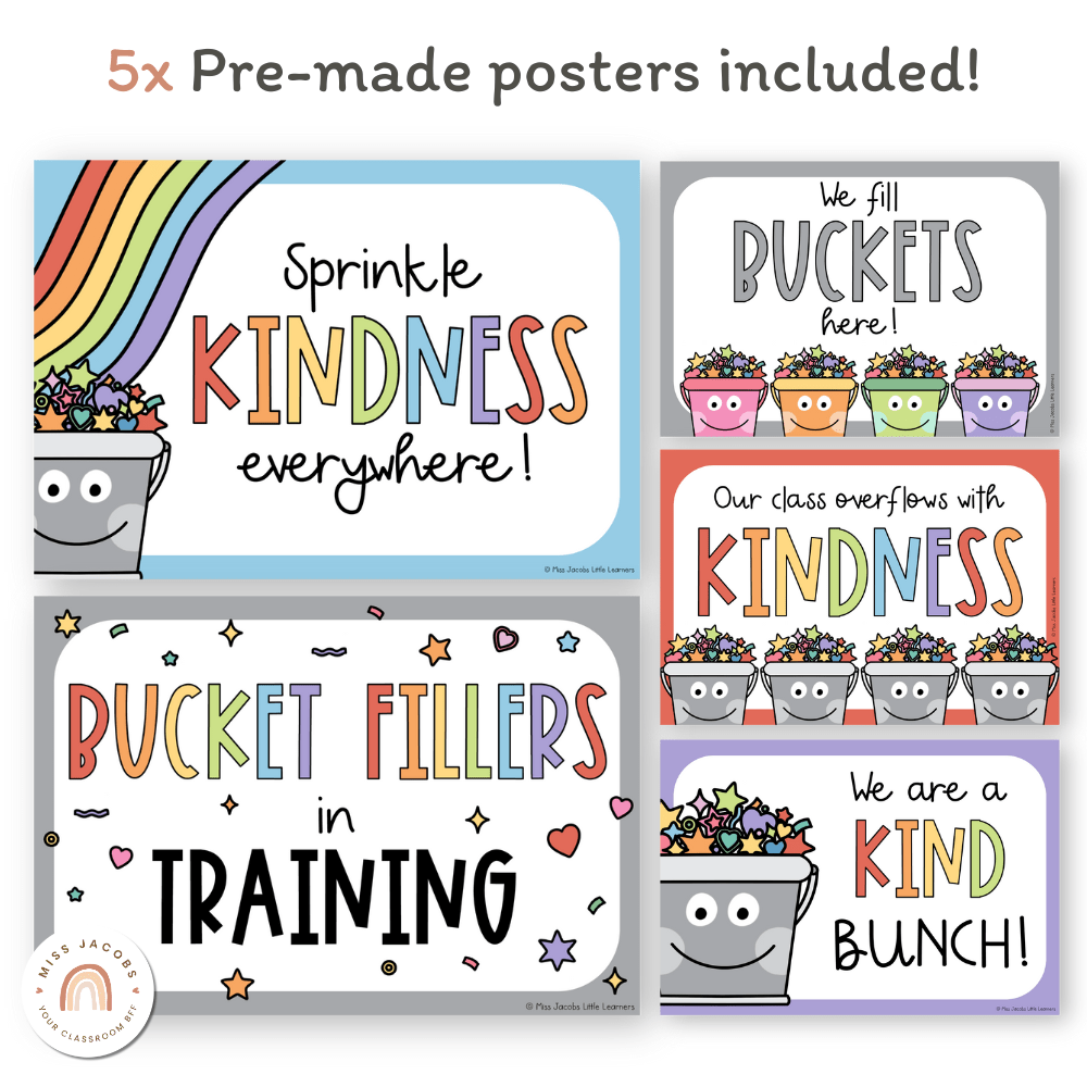 Bucket Filler Door Display Classroom Decor - Miss Jacobs – Miss Jacobs ...