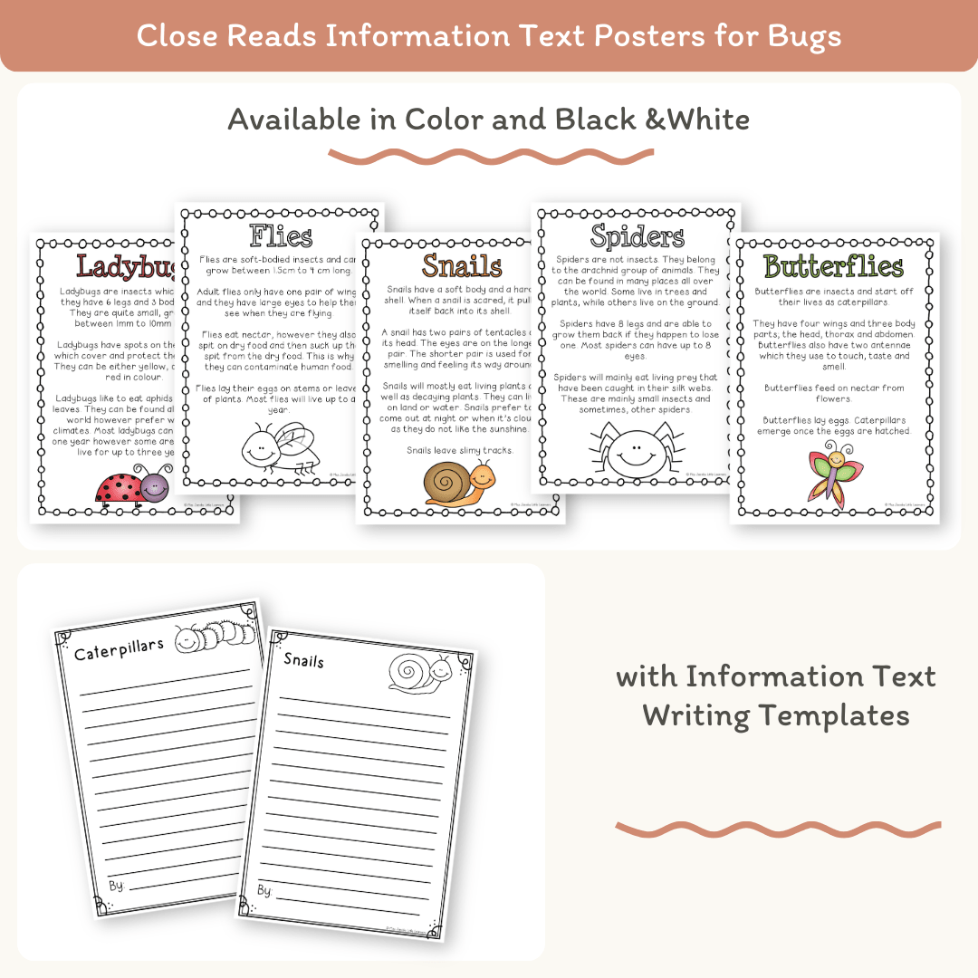 Bugs & Insects Thematic Unit - Miss Jacobs Little Learners