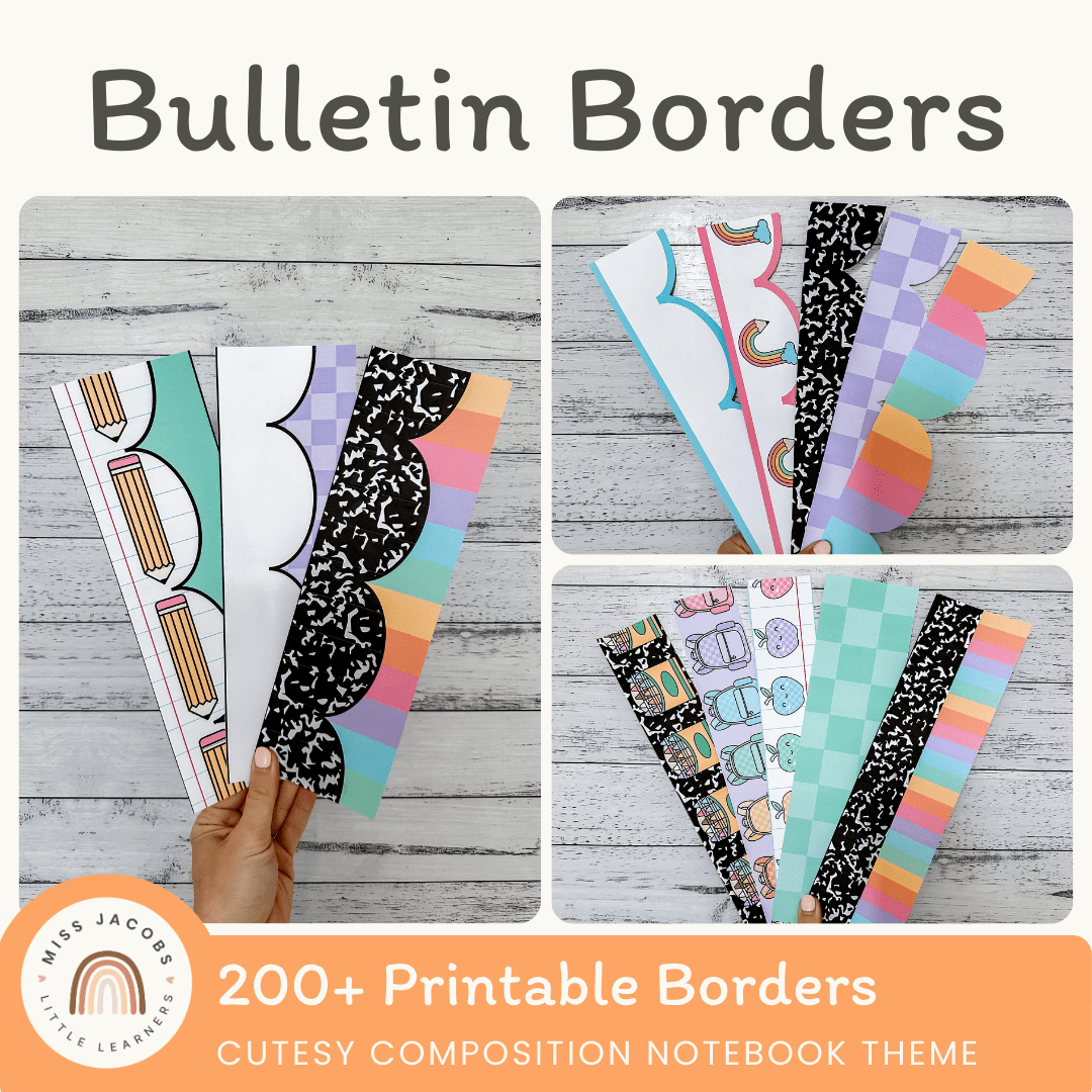 Bulletin Board Borders – Miss Jacobs Little Learners