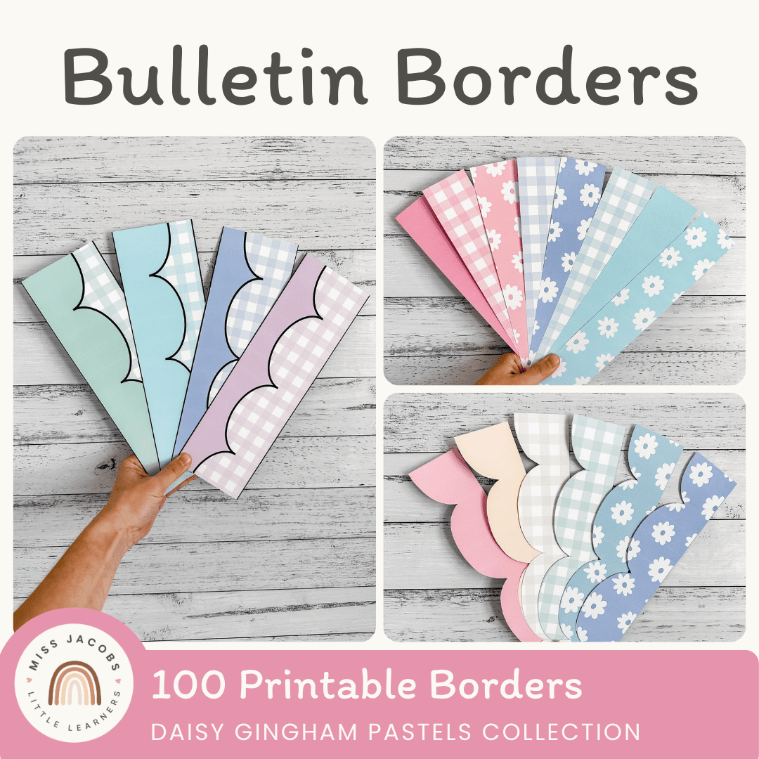 Bulletin Board Borders - Miss Jacobs Little Learners