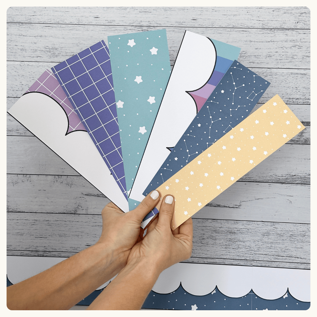 Bulletin Board Borders - Dreamy Space Classroom Decor - MJLL – Miss ...