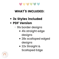 Bulletin Board Borders - Spotty Pastel Theme - Miss Jacobs