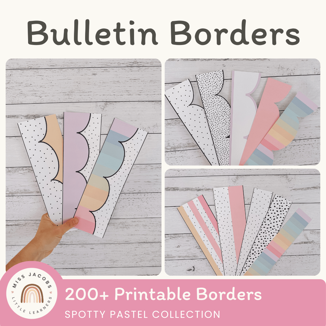 Bulletin Board Borders – Miss Jacobs Little Learners