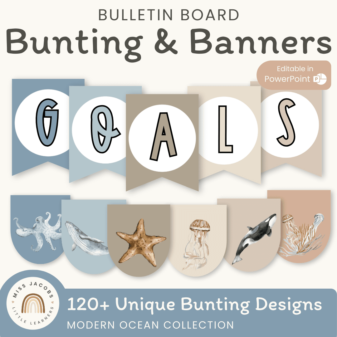 Bunting & Lettering Packs – Miss Jacobs Little Learners