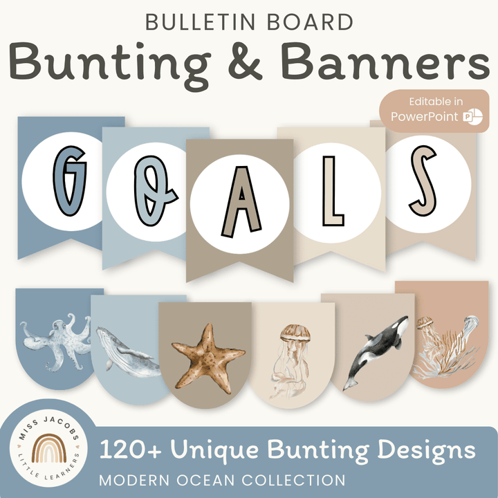 Bunting & Lettering Packs – Miss Jacobs Little Learners