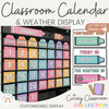 Calendar & Weather Display - Cutesy Classroom Theme - Miss Jacobs