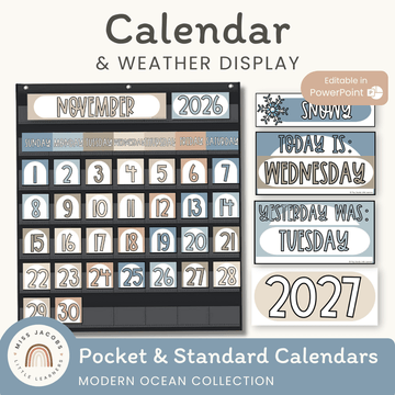 Classroom Calendar – Miss Jacobs Little Learners