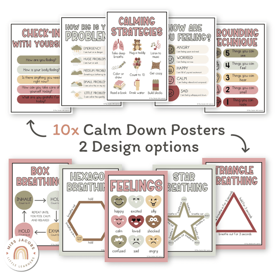 Calm Down Corner Kit - Austaliana Classroom Theme - Miss Jacobs – Miss ...