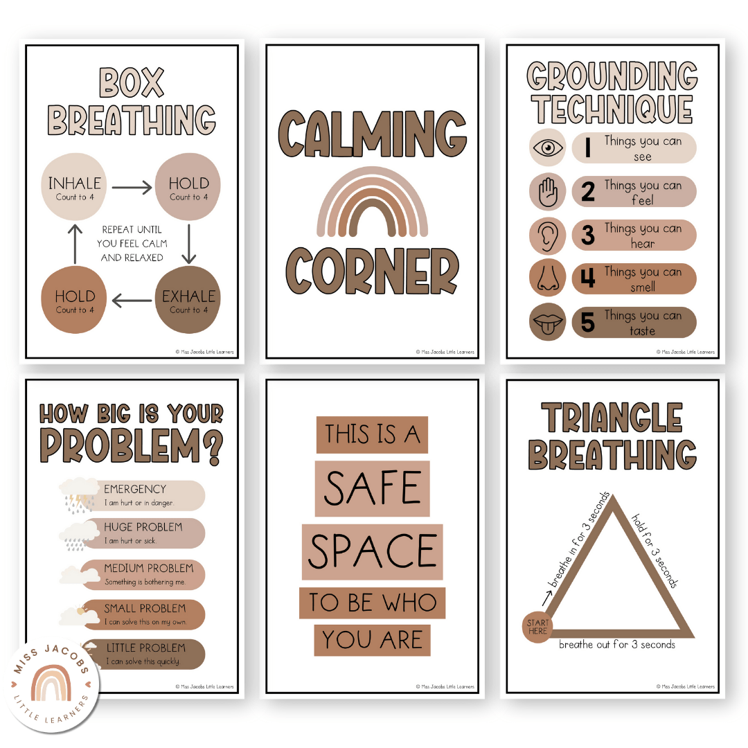 Calm Down Corner Kit - Ombre Neutrals Theme - Miss Jacobs – Miss Jacobs ...