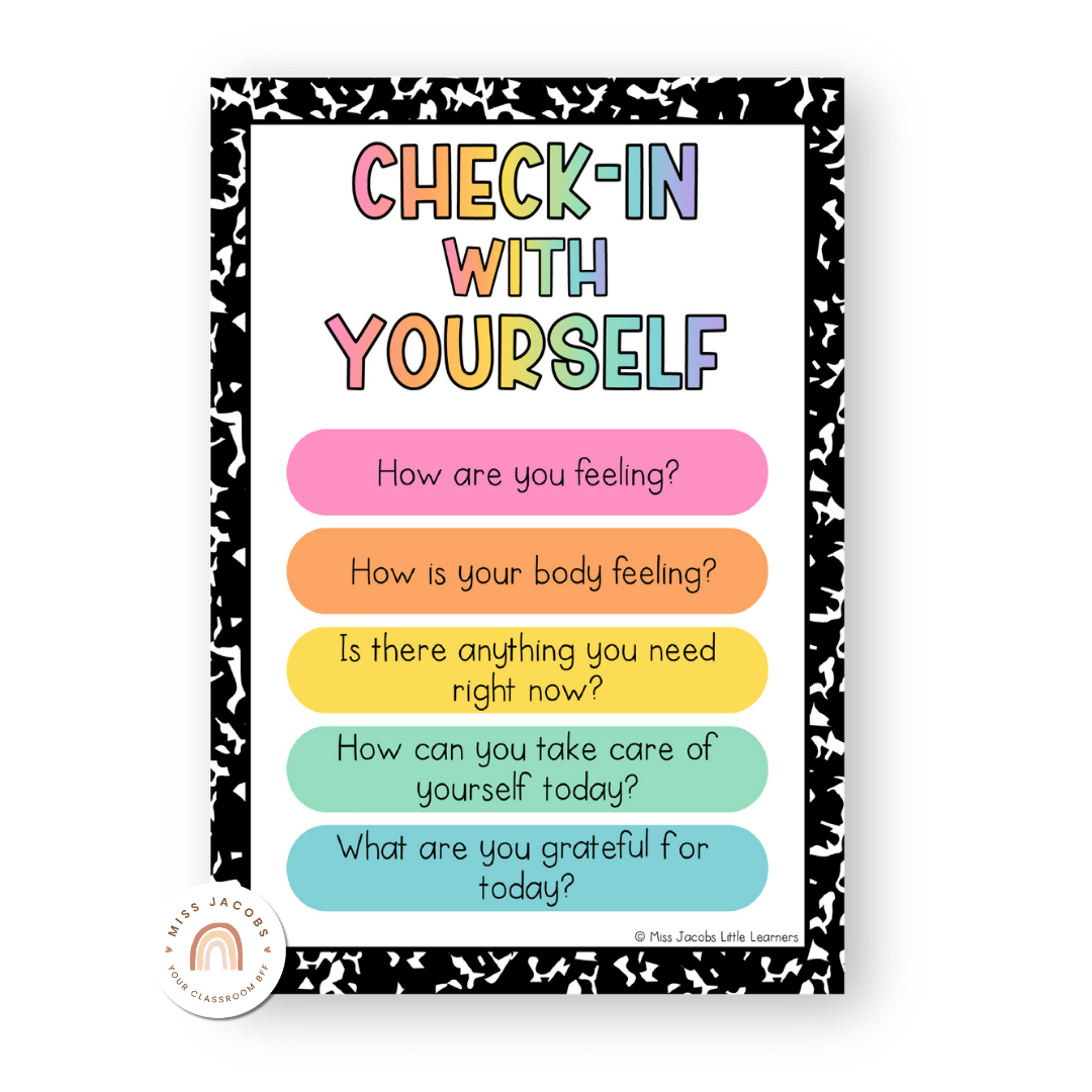 Calm Down Corner Posters - Cutesy Classroom Theme - Miss Jacobs – Miss ...