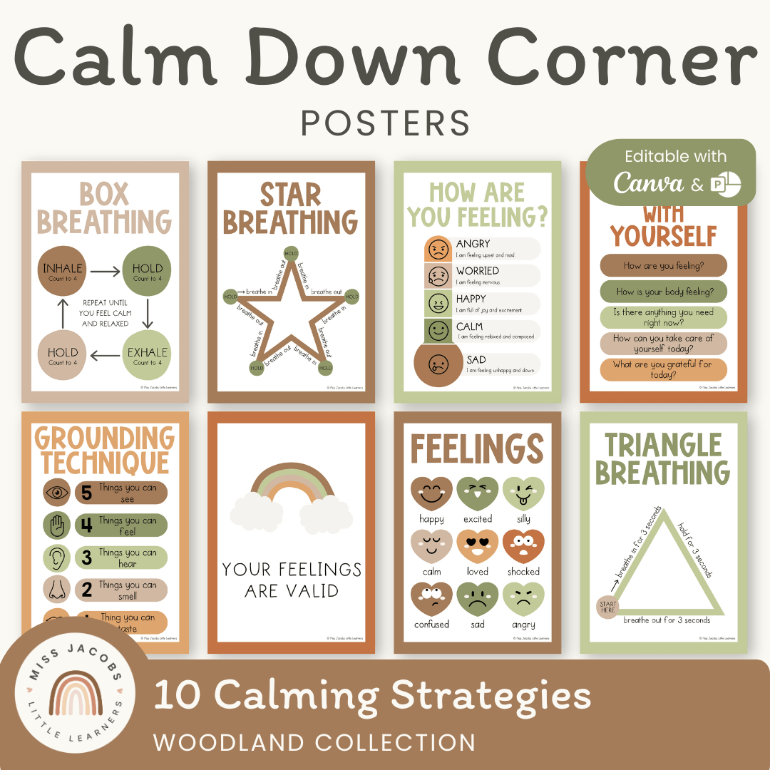 Calm Down Corner Kit – Miss Jacobs Little Learners