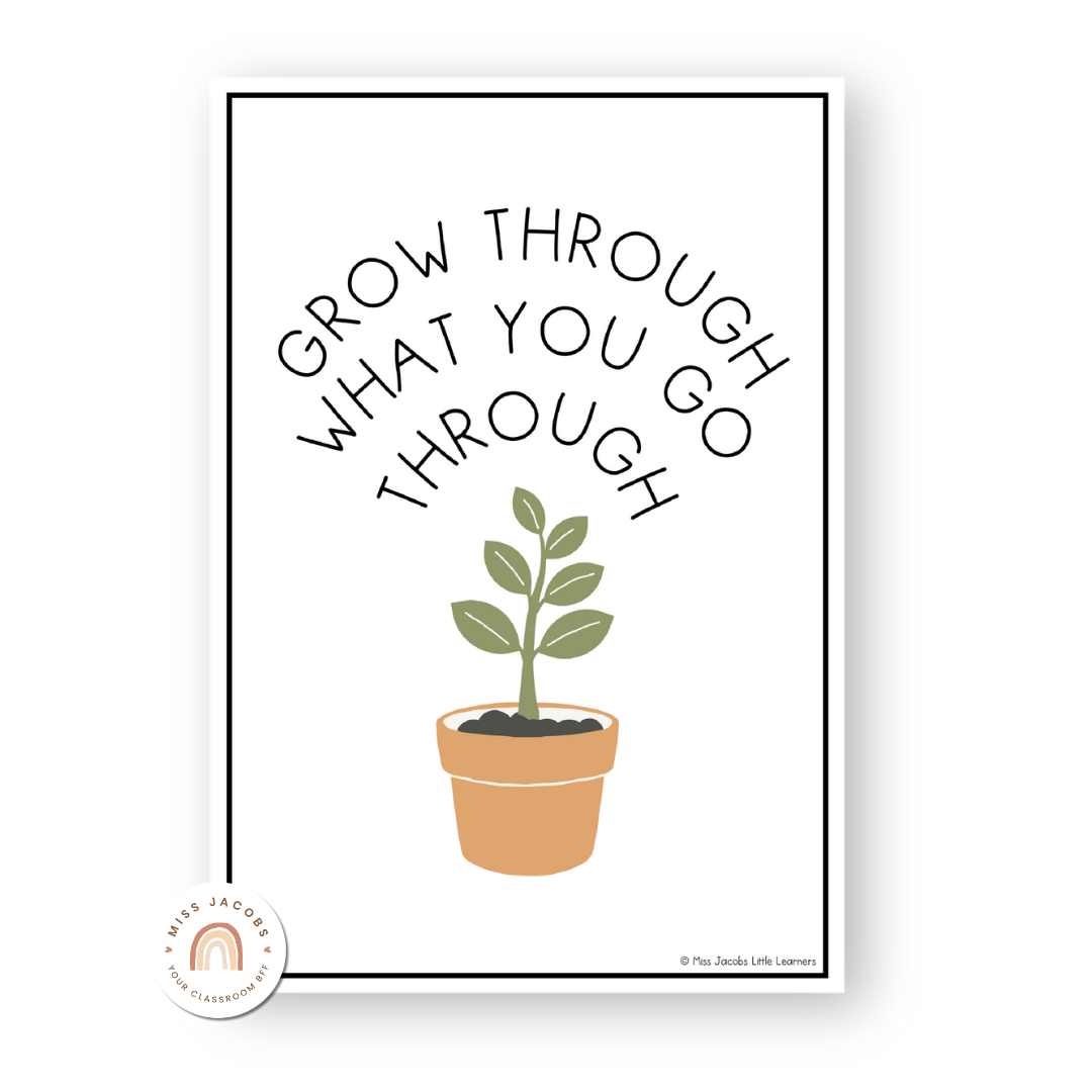 Calm Down Corner Posters - Woodland Theme Classroom Decor - MJLL