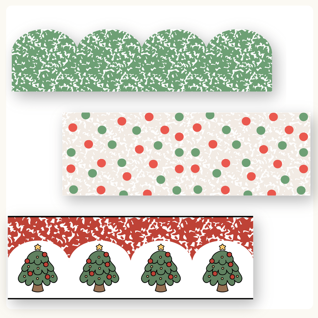 Christmas Bulletin Board Borders - Composition Notebook - Miss Jacobs ...