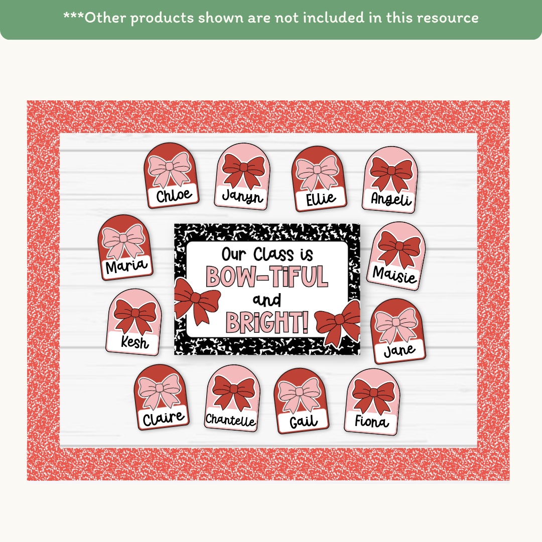 Christmas Bulletin Board Borders - Composition Notebook - Miss Jacobs
