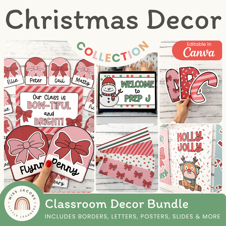 Christmas Classroom Decorations Collection – Miss Jacobs Little Learners