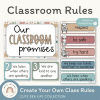 Classroom Rules and Expectations Posters - Cute Sea Life – Miss Jacobs ...