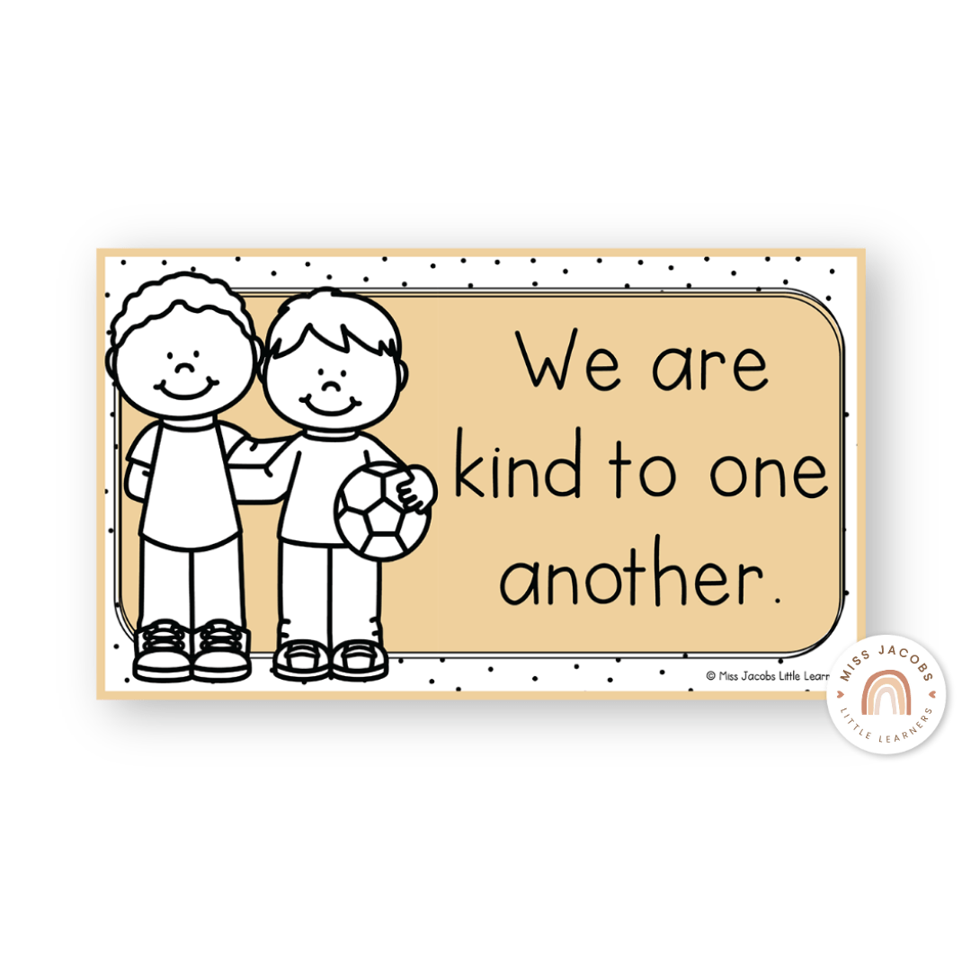 Classroom Rules and Expectations Posters - Spotty Pastel - MJLL