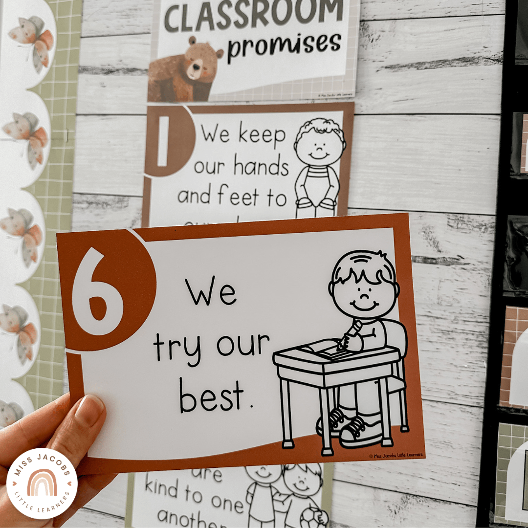 Classroom Rules and Expectations Posters - Woodland Decor - MJLL – Miss ...