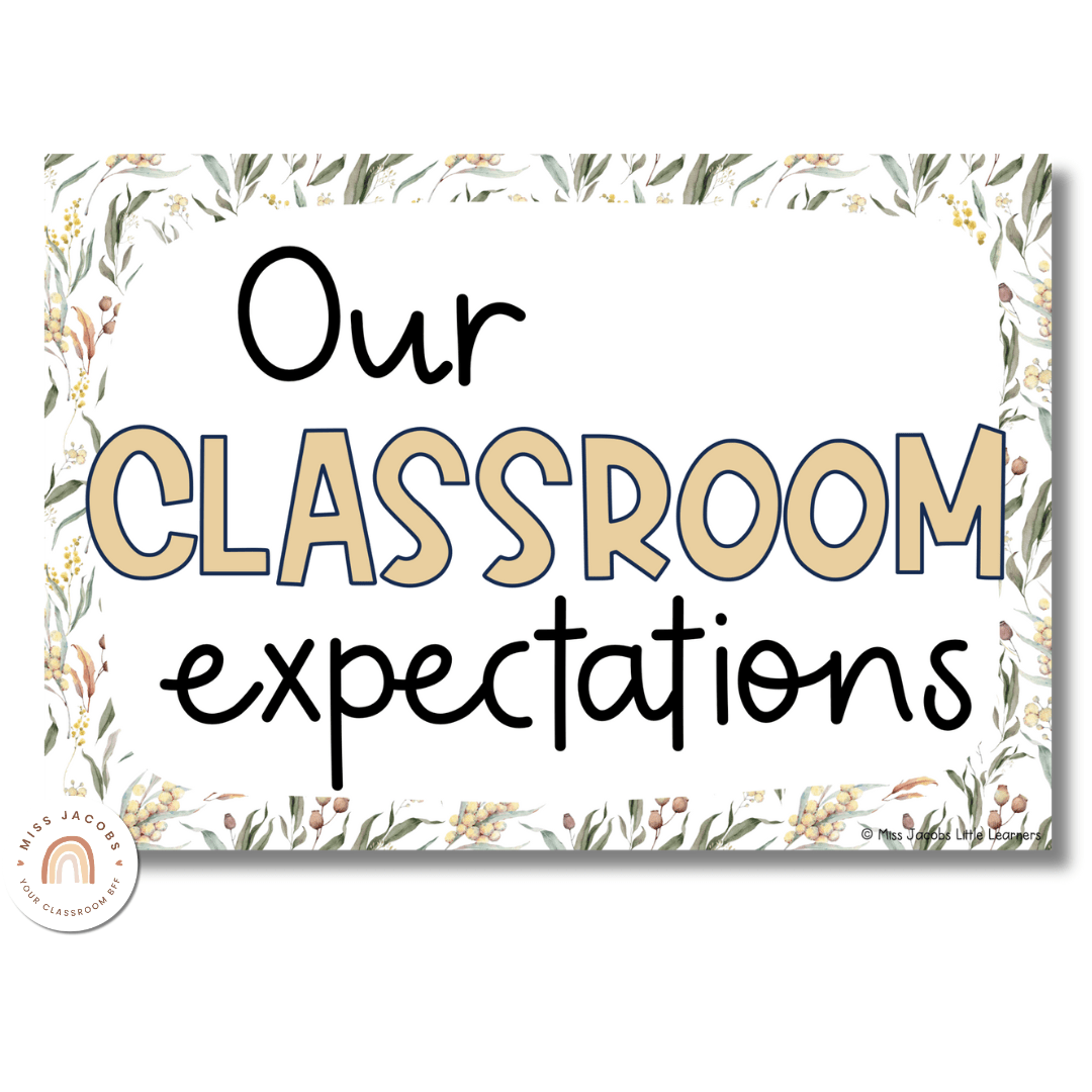 Classroom Rules Posters | Australiana