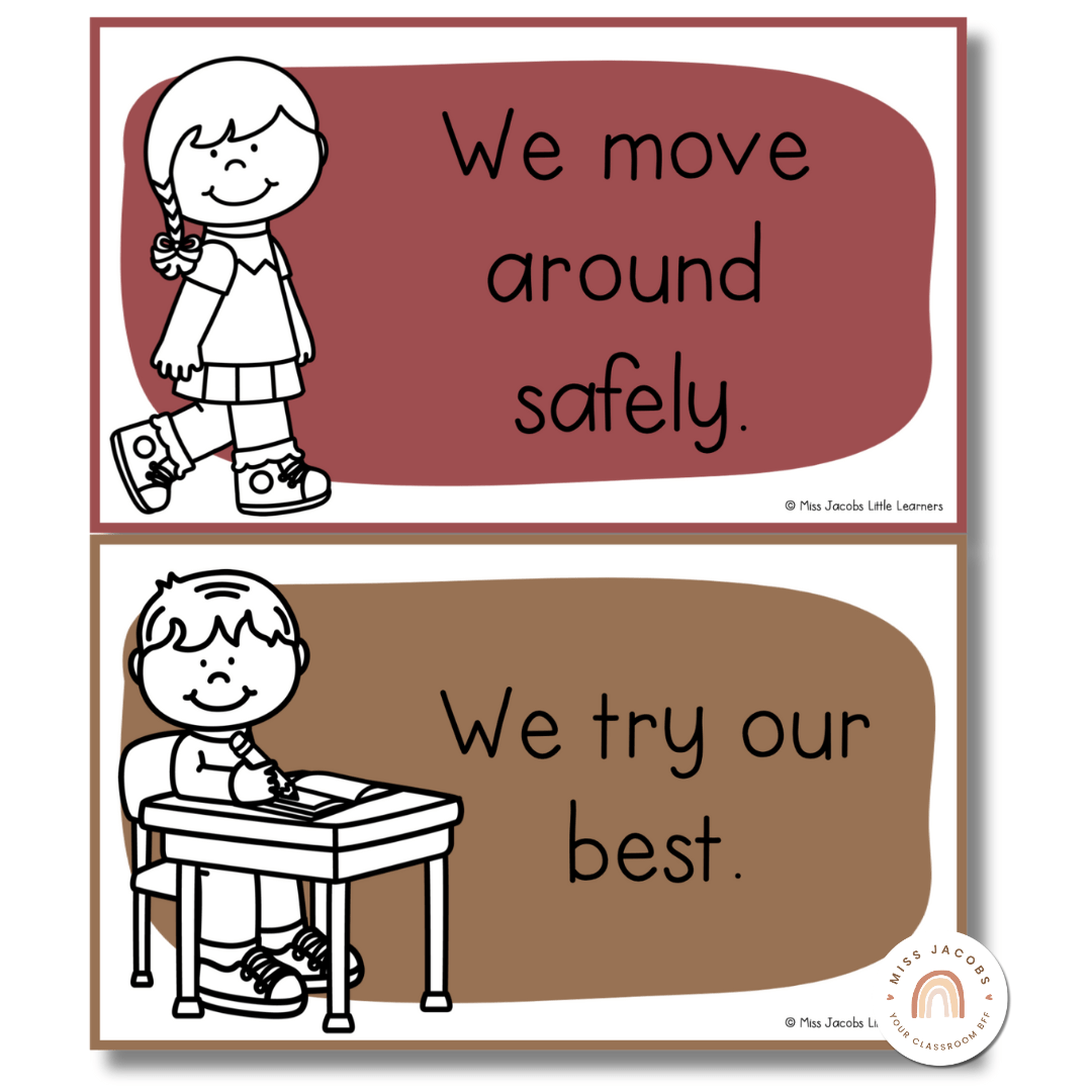 Classroom Rules Posters | Australiana