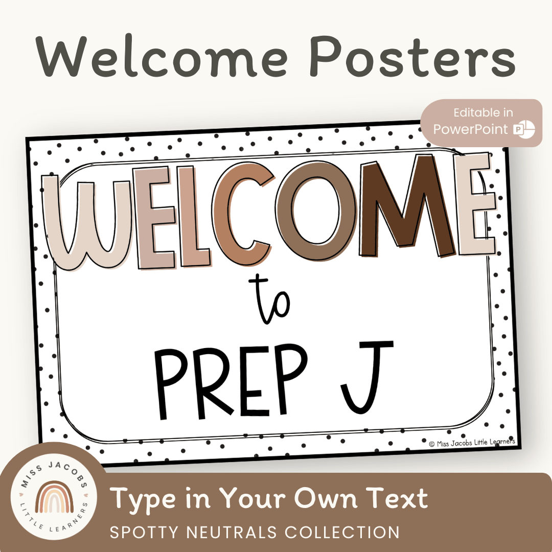 Classroom Welcome Sign – Miss Jacobs Little Learners