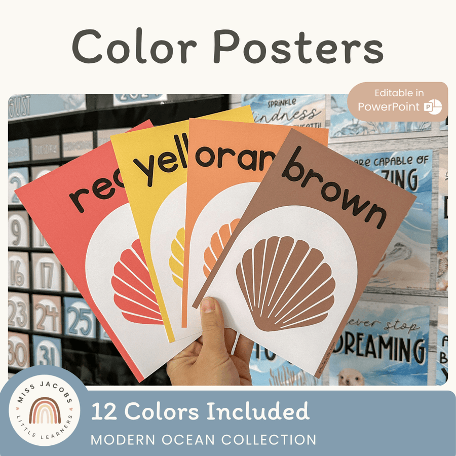 Modern Ocean Themed Classroom Decor Collection - Miss Jacobs – Page 3 ...