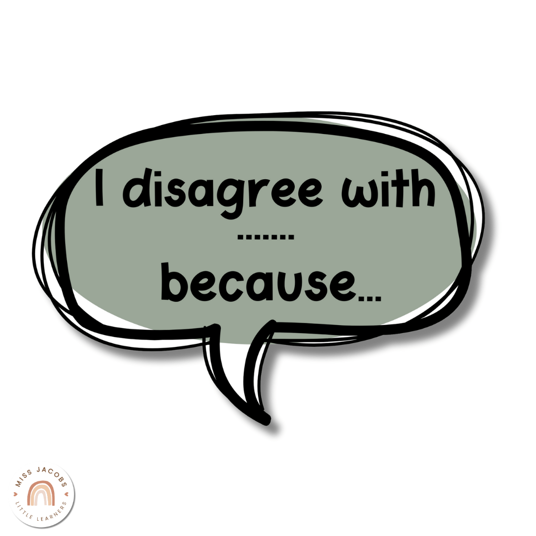 Conversation Starters - Modern Jungle Classroom Theme - Miss Jacobs