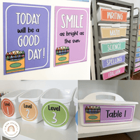 Crayons Theme Classroom Essentials Decor Pack - Miss Jacobs