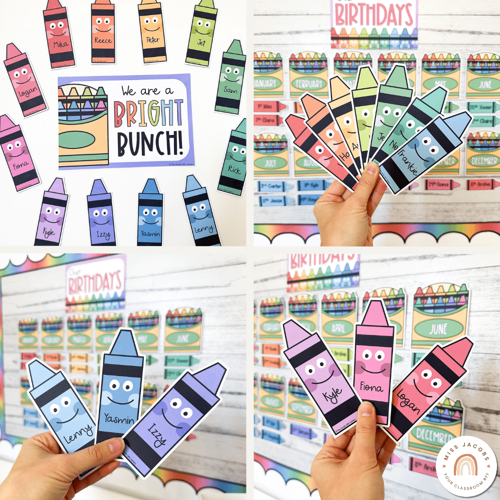 Crayons Theme Classroom Essentials Decor Pack - Miss Jacobs