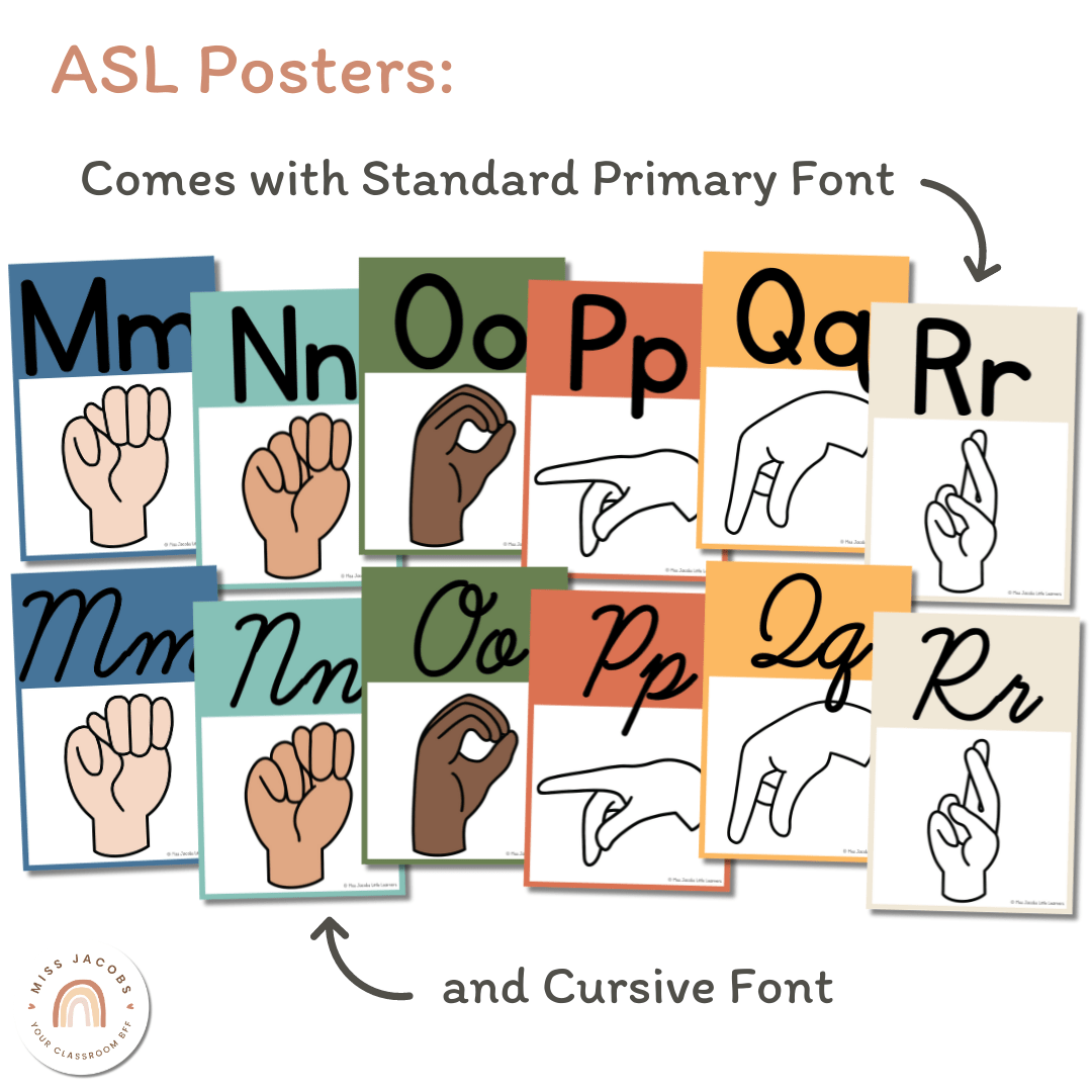 Alphabet Posters Bundle | Cute Jungle Animals