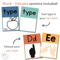 Alphabet Posters Bundle | Cute Jungle Animals