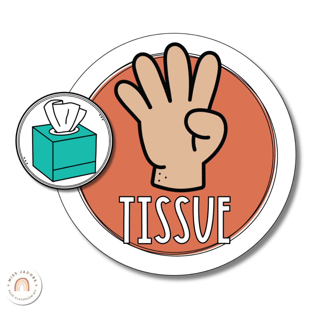 Hand Signals Display | Cute Jungle Animals