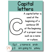 Punctuation Posters | Cute Jungle Animals