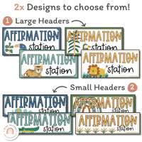 Affirmation Station | Cute Jungle Animals - Default Title