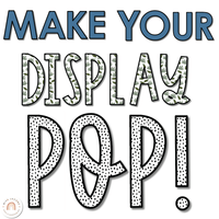 Bulletin Board Lettering Pack | Cute Jungle Animals