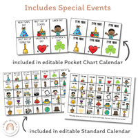 Classroom Calendar & Weather Display | Cute Jungle Animals – Miss ...