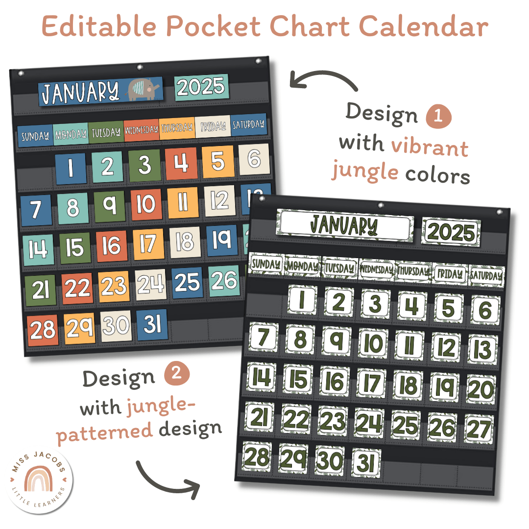 Classroom Calendar - Miss Jacobs Little Learners