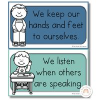 Classroom Rules Posters | Cute Jungle Animals